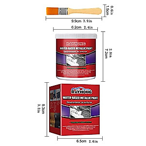 XMZWD Rayhong car Rust Free Agent Conversion Agent Primer Loose Rust Bolt Home Precision Metal Parts refurbishment Prevent Rust Spread Safe and Effective Long-Lasting Care Multi-Purpose