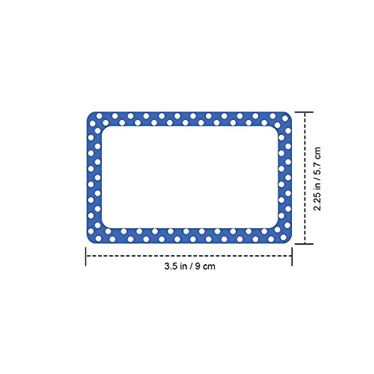 300 Cute Dot Name Tag Stickers | Colorful Labels