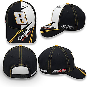 Kyle Busch Cheddars #8 NASCAR 2023 Element Sponsor Adjustable White and Black Hat