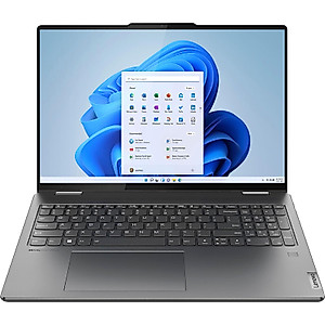 Lenovo Yoga 7i 16" Touchscreen FHD+ Business 2-in-1 Laptop Computer, 13th Gen Intel 12 Cores i7-1355U, 16GB LPDDR5 RAM, 512GB PCIe SSD, WiFi 6E, BT 5.1, Backlit KB, FR, Windows 11 Pro, BROAG Pen