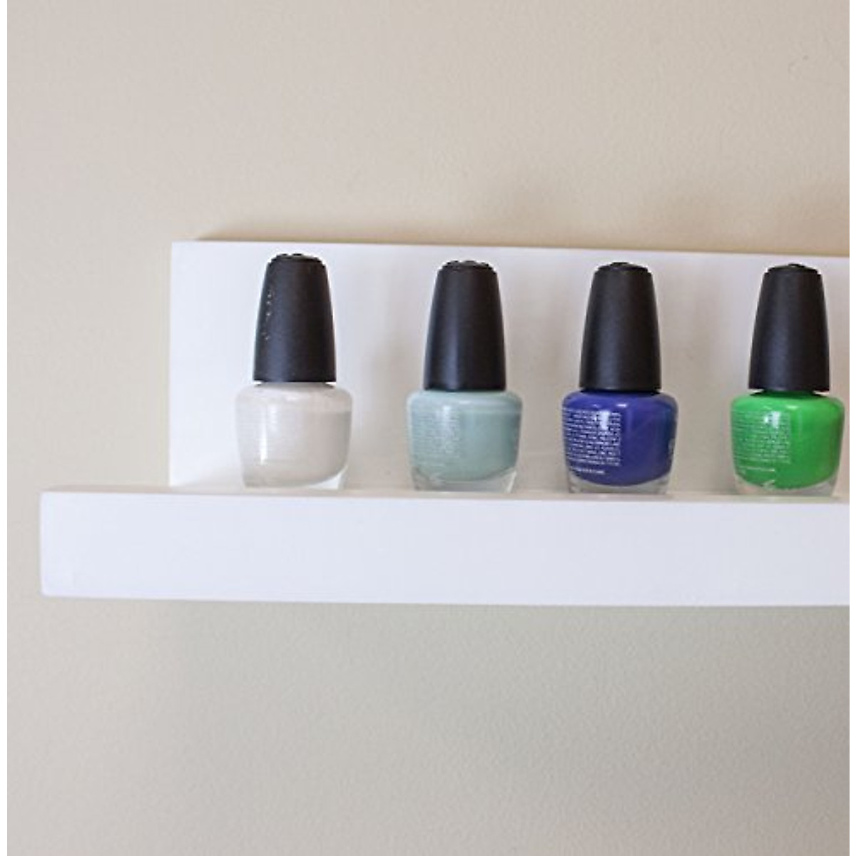 InPlace Shelving 9084678 35.4 in W x 4.5 in D x 3.5 in H Floating Shelf with Picture Ledge, White