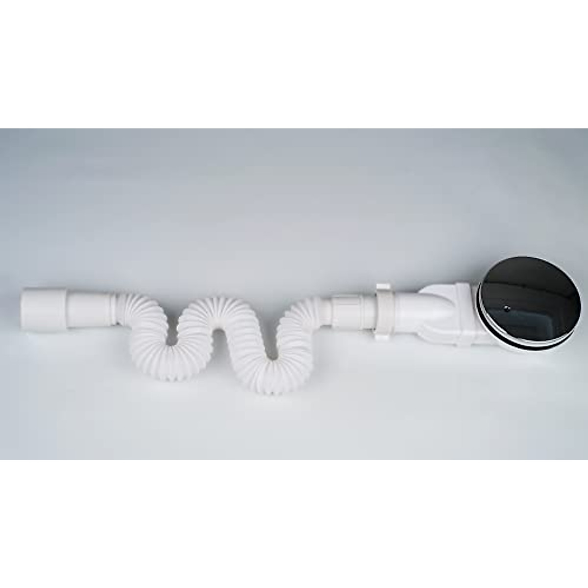 Low Profile Shower Drain Chrome Plated ABS Shower Tray Siphon Slim Drain 90mm 36 L/min Water Flow, Low Profile p Trap Side Drain