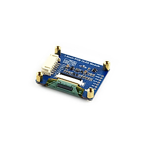 1.5inch RGB OLED Display Module 128x128 16-bit High Color SPI Interface SSD1351 Driver for Raspberry Pi/Jetson Nano Examples Provided