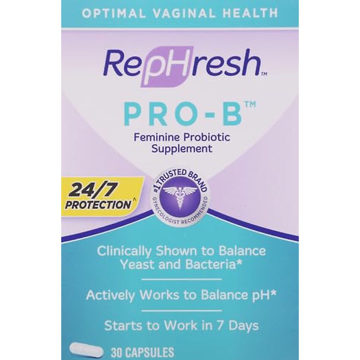 Rephresh Pro-B Probiotic Supplement for Women, 30 Oral Capsules