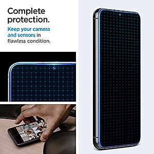 Spigen Tempered Glass Screen Protector [Glas.tR EZ Fit] designed for Galaxy S23 Plus (2023) [Case Friendly] - 2 Pack