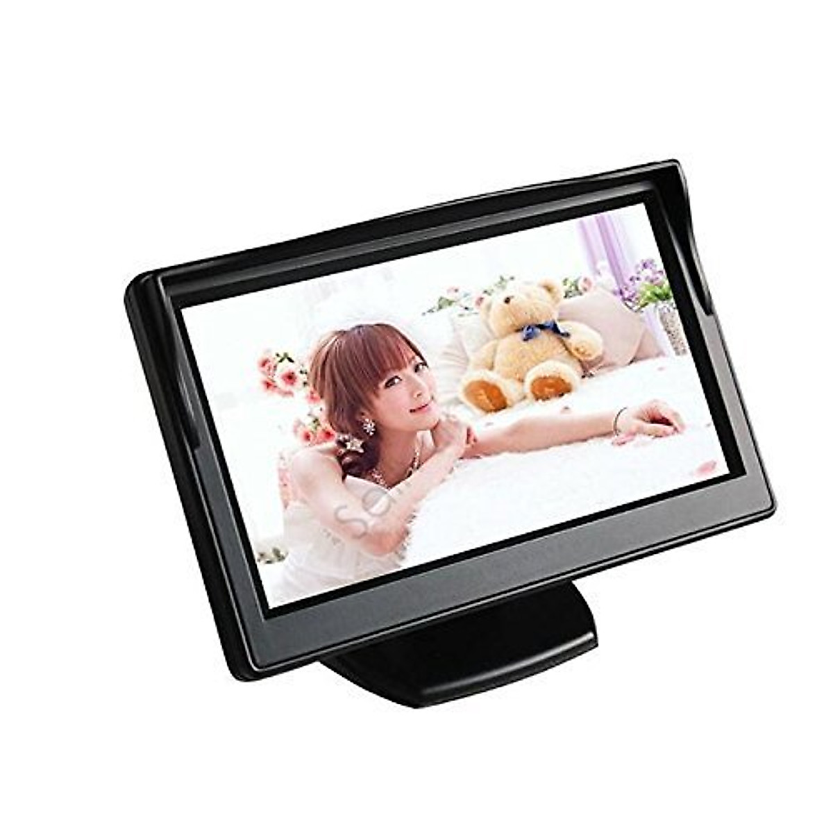BW 5" High Resolution HD 800 * 480 (no 320 * 240) Car TFT LCD Monitor Screen with 2ch Video for Car Rearview Backup Cameras/Car DVD/VCD/GPS/Other Video Equipment