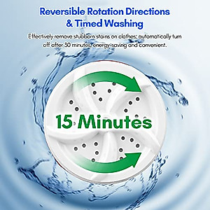 Andoer Ultrasonic Turbo Washing Machine Portable Mini Washer with USB Power Supply Suction Cups for Home Travel Business Trip