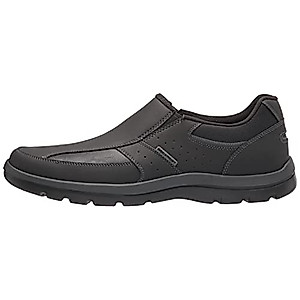 Rockport Men's Get Your Kicks Slip-On Black Loafer 9.5 W (EE)-9.5 W