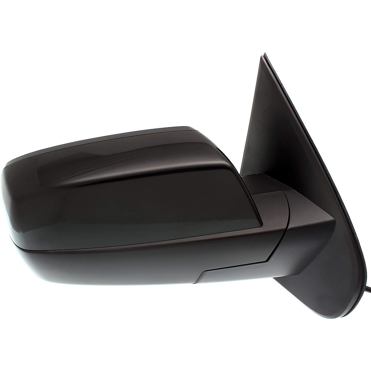 Kool Vue Passenger Side Power Heated Mirror for Chevrolet Silverado 1500 GMC Sierra 1500 2014-2018 Manual Fold Without Signal Light, Blind Spot Light, Memory & Puddle Lamp Paintable