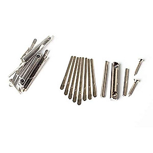 Jiayouy Kalimba Thumb Piano 8 Keys Bridge Saddle Hardware Pack for Kalimba Thumb Piano DIY Replacement Part Accessory