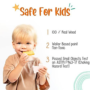 Klevly Large 3 Pk Wooden Toddler Puzzles Ages 2-4 | Wooden Puzzles for Toddlers 1-3 | Montessori Toys for 2 Year Old | Toddler Toys Age 2-4 | Learning Toys for 2+ Year Olds | Educational Toys | STEM