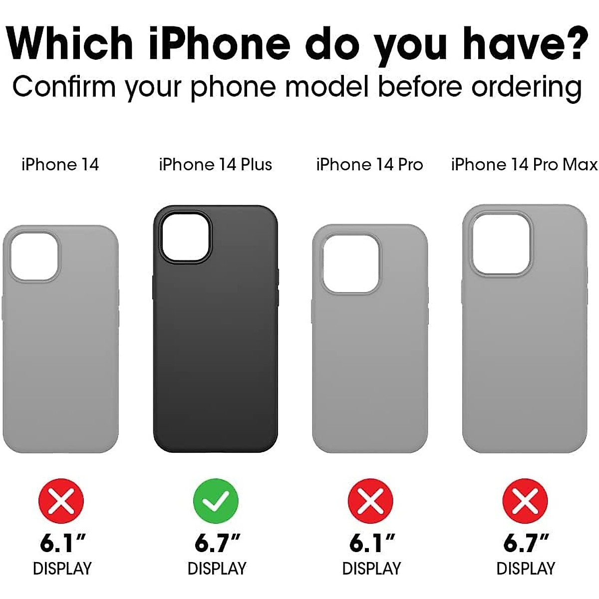 OtterBox Symmetry Series+ Clear Antimicrobial Case with Magsafe for iPhone 14 Plus (Only) - Non-Retail Packaging - Flower Fields (Graphic)
