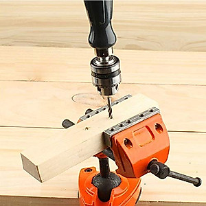 YAGSUW Hand Drill Bits Set 7 in 1 Manual Tool Pin Vises with Chuck Key & 5pcs Twist Drill Bits for Wood, Jewelry, Delicate Manual Work, Electronic Assembling and Model Making, DIY Drilling