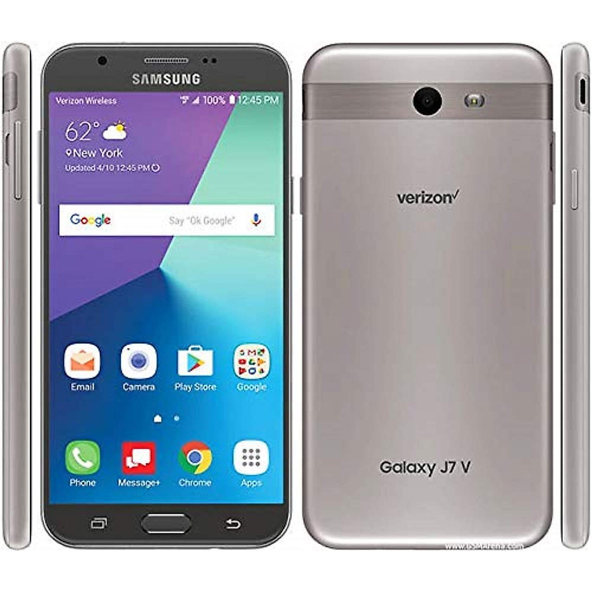 Samsung Galaxy J7 V 5.5in SM-J727V 16GB Verizon Wireless 8MP Smartphone (Renewed)