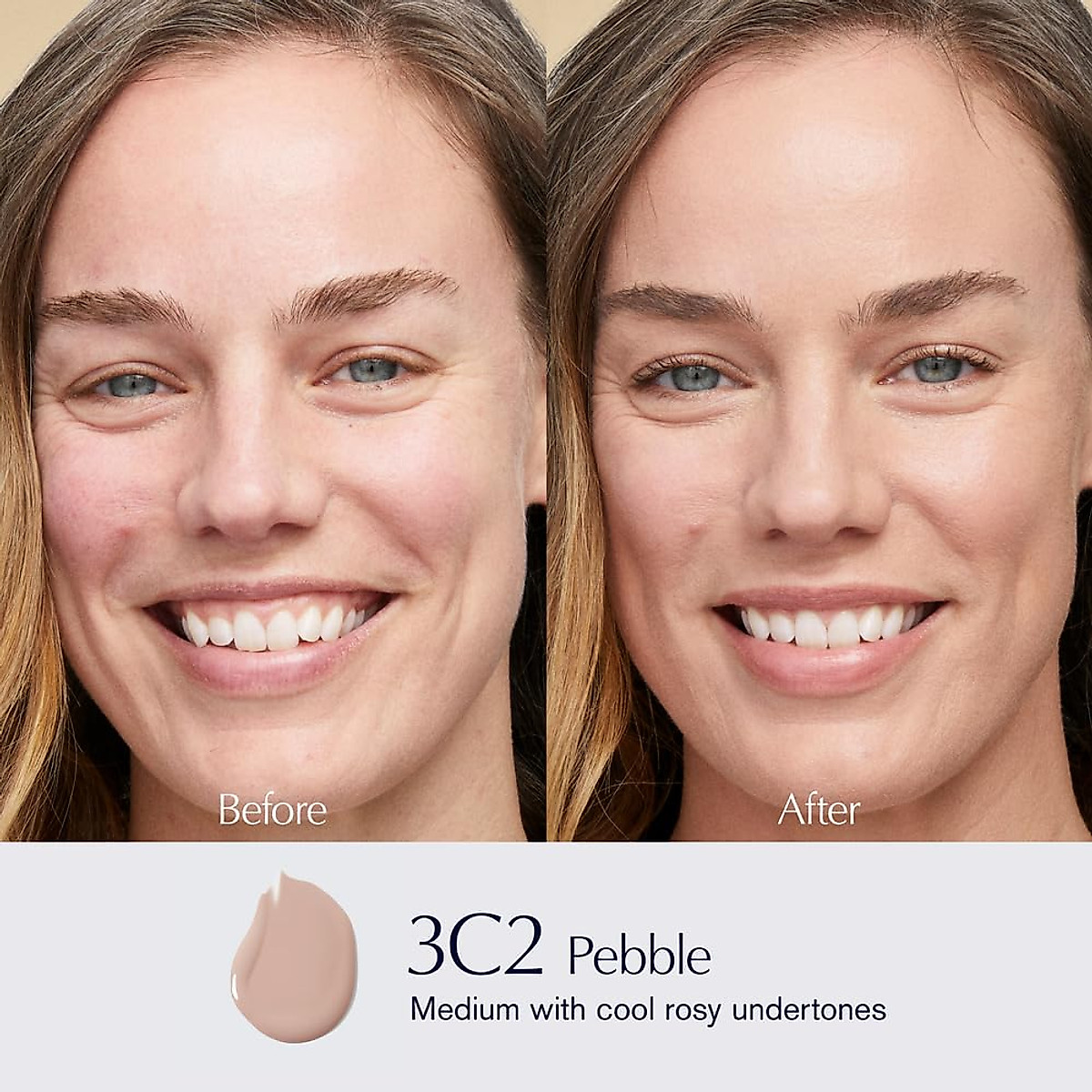 Estée Lauder Futurist Hydra Rescue Moisturizing Foundation SPF 45 for a 12-Hour Glow, 1.2 Fl Oz, 3C2 Pebble