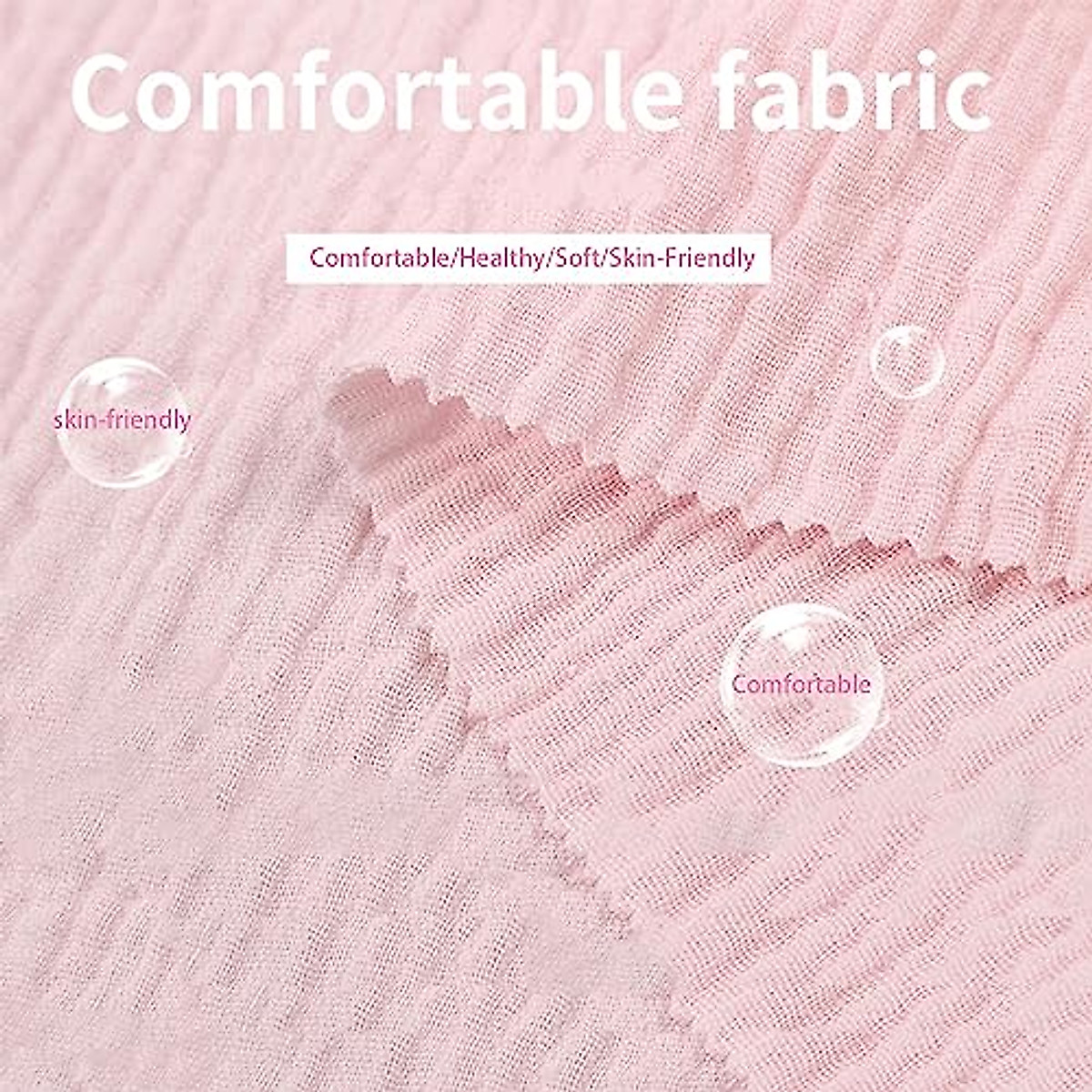 HHM Baby Lounger Cover Organic Cotton Removable Slipcover Fits Infant Lounger Pillow Soft Comfortable Newborn Padded Lounger Cover Floor Seat Cover for Boys and Girls (Purple)