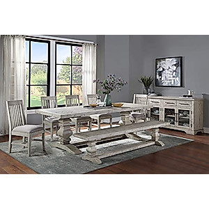 Kosas Home Sagrada 94" Table, Sierra Grey