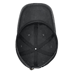 Butterfly Ball Hat for Teen Girls Women Washed Cotton Denim Baseball Cap Fashionable Adjustable Daisy