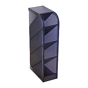 AKIWOS Desk Organizer, Pencil Holder with 4 Compartments, Pen Organizer Desktop Storage Organizer for Home School Office