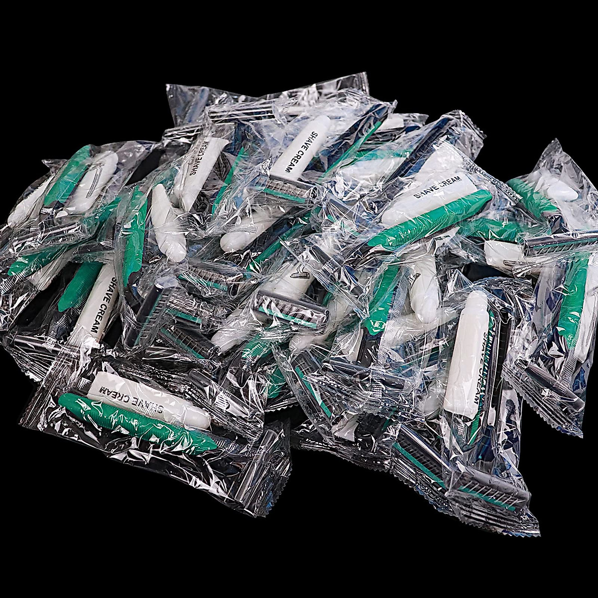 Kheoxusa Bulk Razors Disposable Individually Wrapped,Disposable Razors(100 Pack)
