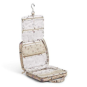 Vera Bradley Women's Performance Twill Grand Zip Hanging Travel Organizer, Strawflowers, One Size