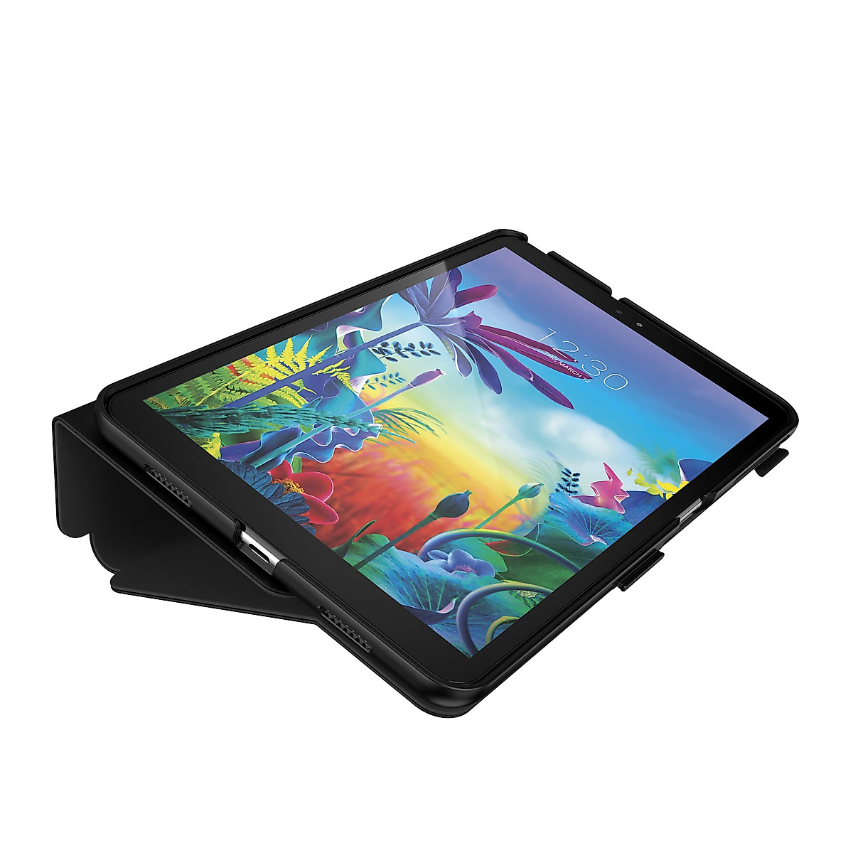 Speck Products Balance Folio Case and Stand, Compatible with LG G Pad 5 10.1 FHD, Black/Black (136587-1050)