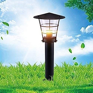XMFXIAO Outdoor Waterproof Modern Street Light Landscape Light Retro Door Column Post Simple Stainless Steel Lawn Light Garden Light LED Garden Light Home Grass Light