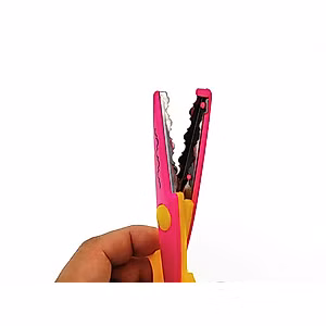 Kinteshun Lacework Wavy Paper Edger Scissors Pinking Shears Set for Handcraft Works(6pcs,Different Cutting Effects)