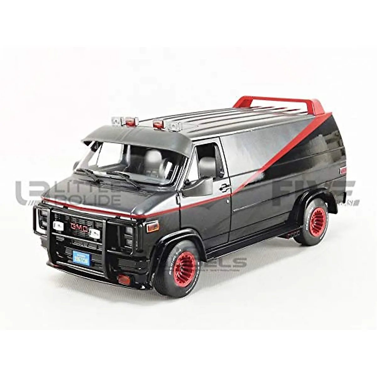 Greenlight 1/18 Hollywood The A-Team 1983-87 TV Series 1983 GMC Vandura Diecast Model Car #13521, Multi