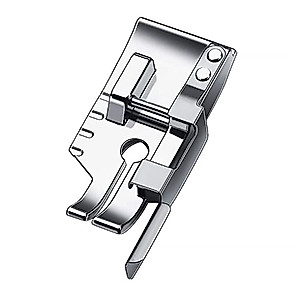 1/4'' (Quarter Inch) Quilting Patchwork Sewing Machine Presser Foot with Edge Guide for All Low Shank Snap-On Singer, Brother, Babylock, Euro-Pro, Janome, Juki,Kenmore, New Home, White, Simplicity