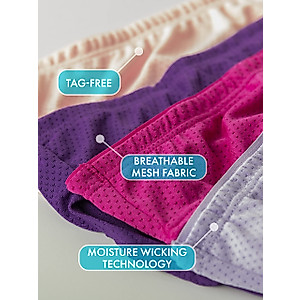 Fruit of the Loom Women's Premium Underwear (Ultra Soft, Breathable-Low Rise Brief-Fashion Assorted, 9