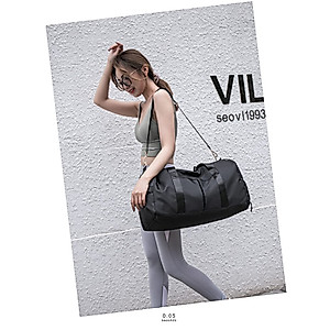 Konelia Small Gym Bag for Women and Men Waterproof Workout Sports Swimming Bag, Weekender Travel Duffle Bag with Shoe and Wet Clothes Compartments