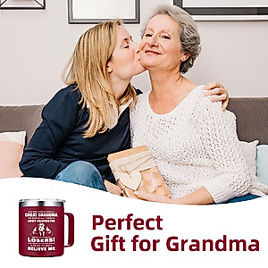 Abledn Christmas Gifts for Grandma - Funny Mug Grandma Gifts - Grandma Birthday Gifts - Gifts for Grandmother - Nana Gigi Mimi Birthday Gifts for Grandma from Granddaughter Grandson-14Oz