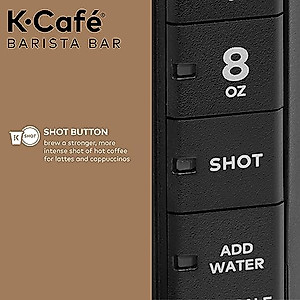 Keurig K-Café Barista Bar Single Serve Coffee Maker and Frother, Black