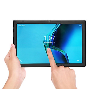 10.1 Inch Tablet, for Android 11 Tablet with 8GB RAM 128GB ROM, 8 Core CPU, 8+13MP Dual Cameras, 5G WiFi, 4G LTE Office Tablet for Work, Gaming (Black)