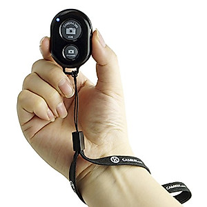 CamKix Camera Shutter Remote Control with Bluetooth Wireless Technology - Create Amazing Photos and Videos Hands-Free - Works with Most Smartphones and Tablets (iOS and Android)