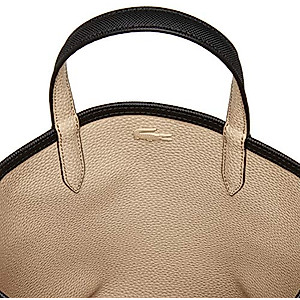 Lacoste Anna Vertical Shopping Tote Bag, Black Warm Sand