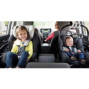 Hanging Toys for Car Seat Crib Mobile, Infant Baby Spiral Plush Toys for Crib Bed Stroller Car Seat Bar - Black and White Color Toy with Rattles Owl BB Squeaker Sun