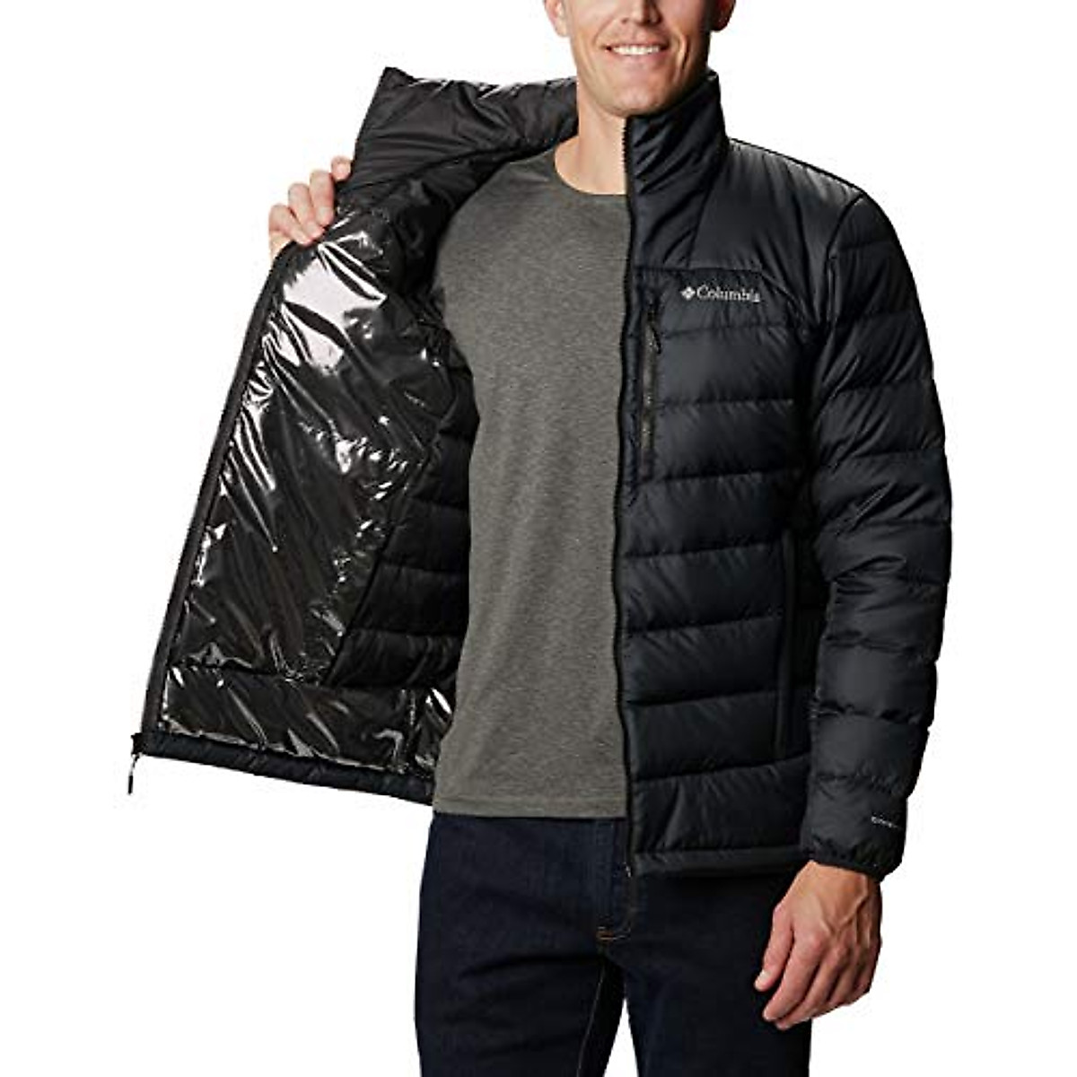 Columbia Men's Autumn Park Down Jacket, Black, Large