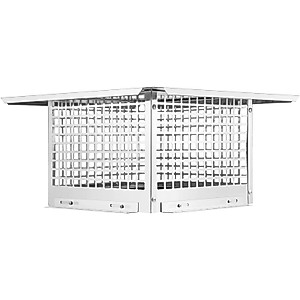 VEVOR Chimney Cap, 13" x 13" Flue Caps, 304 Stainless Steel Fireplace Chimney Cover, Adjustable Metal Spark Arrestor with Bolts Screws, Mesh Chimney Flue Cover for Outside Existing Clay Flue Tile