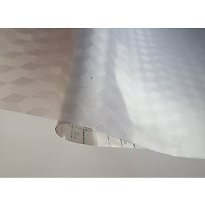 Zip Tac Self-Adhesive Shelf Liner - 9ft x17.75in (Frosted Clear) by Classic Touch