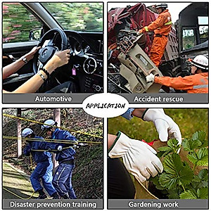 Intra-FIT Premium Goatskin Leather Driver Glove Work Gloves For General work/Truck Driving/Warehouse/Gardening/Farm
