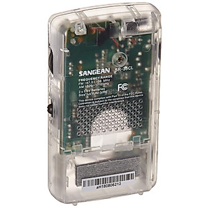 Sangean SR-35CL AM/FM Pocket Radio Clear