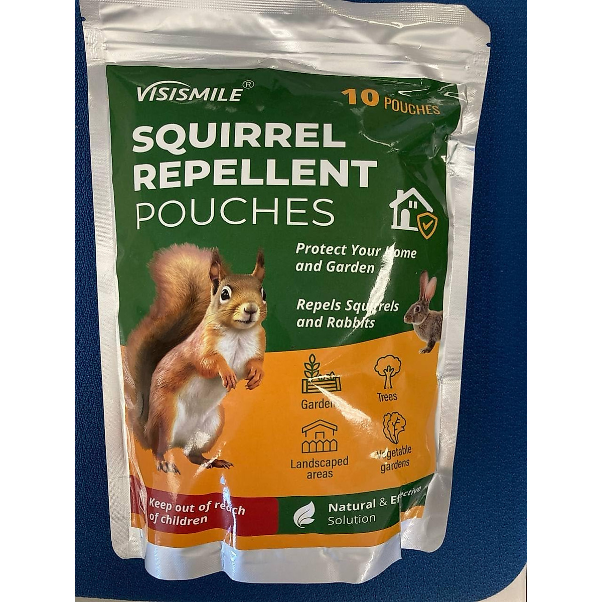 Squirrel Rabbit Repellent Outdoor Garden: Squirrel Deterrent for Plants - Chipmunk and Rabbit Repellent for Backyard - Keep Squirrels Away from Attic