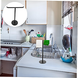 Standing Towel Holder Countertop Towel Rack Standing Towel Rack Kitchen Towel Rack Bathroom Towel Holder Bathroom Hand Towel Holder T-Shaped Storage Rack Vertical Towel Rack