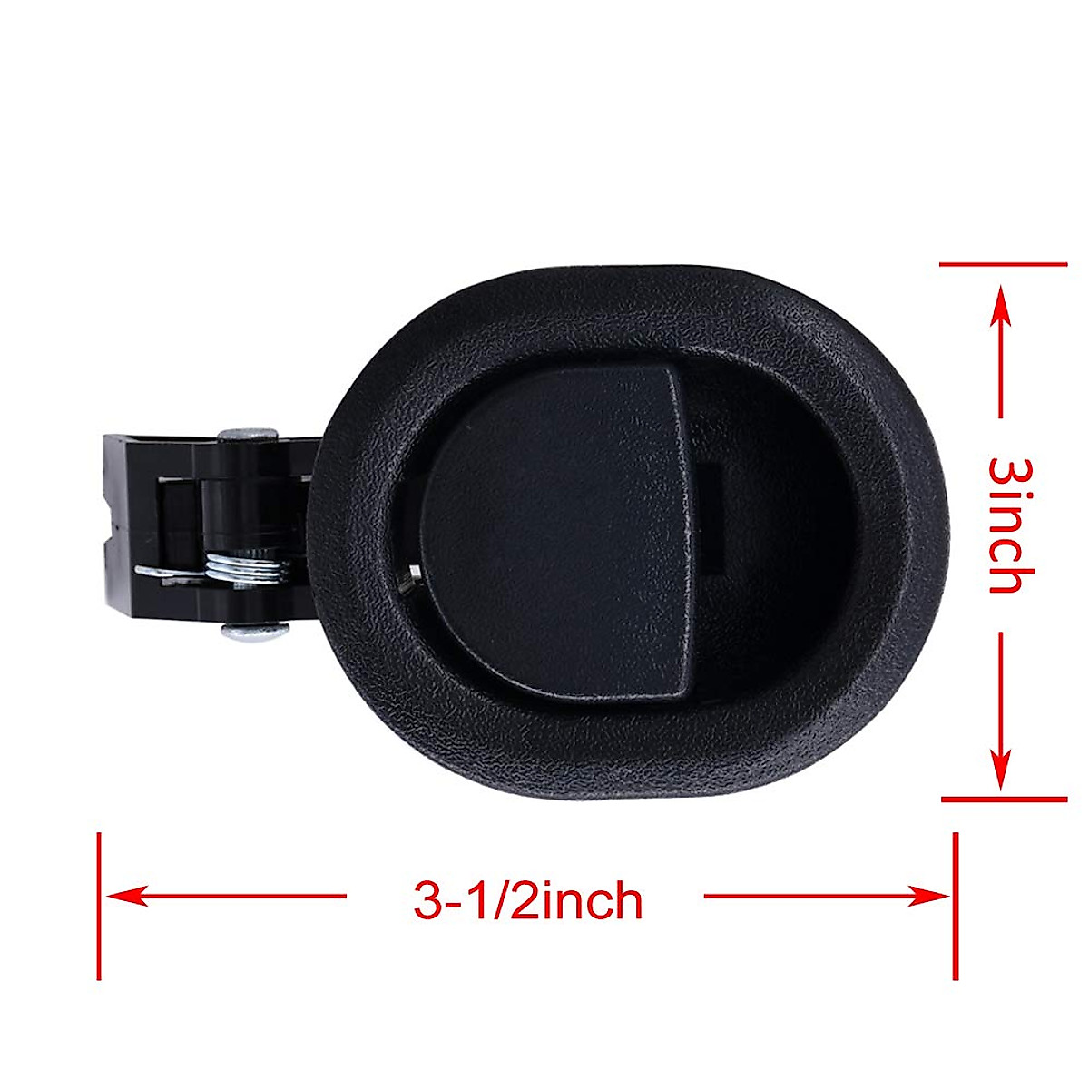 Universal Recliner Release Pull Handle, Oval Plastic Sofa Chair Replacement Parts Without Cable Fits 3mm