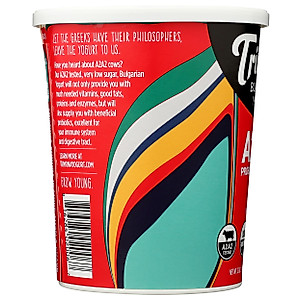 TRIMONA FOODS Organic Plain Bulgarian A2A2 Yogurt, 32 OZ