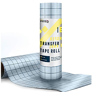 VViViD Chrome Gloss Bundle DECO65 Permanent Adhesive Craft Vinyl for Cricut, Silhouette & Cameo (Gold, Silver, Rose Gold - 7ft x 11.8" Per Roll) + VViViD Clear Transfer Tape Roll (12in x 50ft) i0