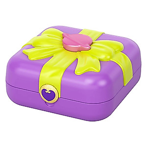 Polly Pocket Hidden Hideouts Moon Rockin’ Adventure Compact: 3 Hidden Hideouts, 2 Hidden Reveals, 3 Accessories, 1 Micro Shani Doll & Sticker Sheet