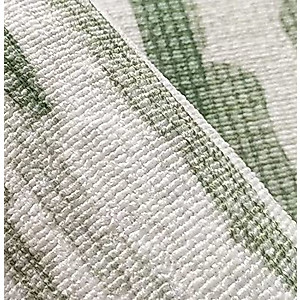 Vintage Boho Style Cheetah Print Area Rug 2x3 Red Leopard Wool Rug for Living Dining Room Bedroom Washable Anti Slip Stain Shedding Foldable Low Pile Soft Carpet